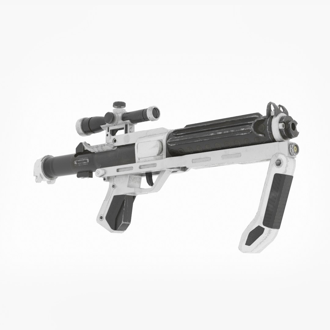 modelo 3d Future science fiction weapon submachine gun - TurboSquid 2017185