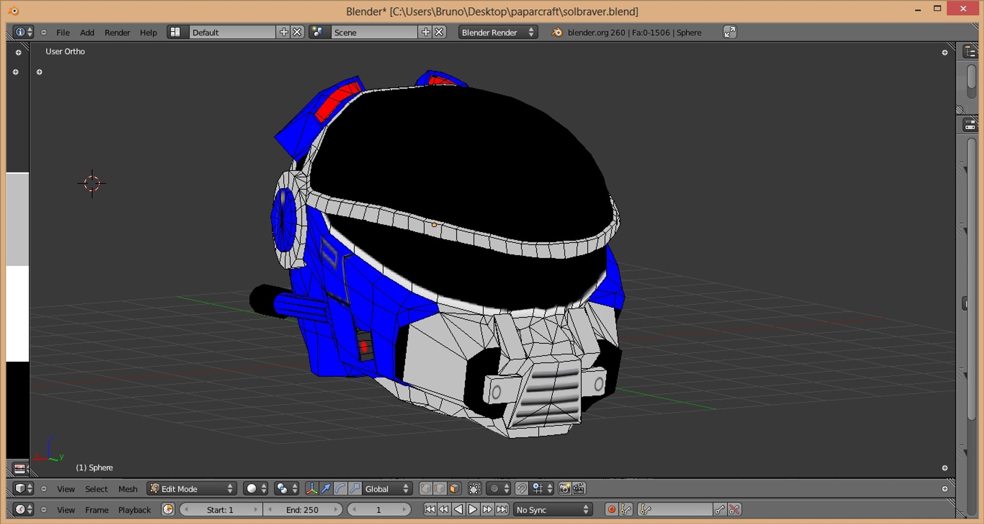 solbraver solbrain 3d obj