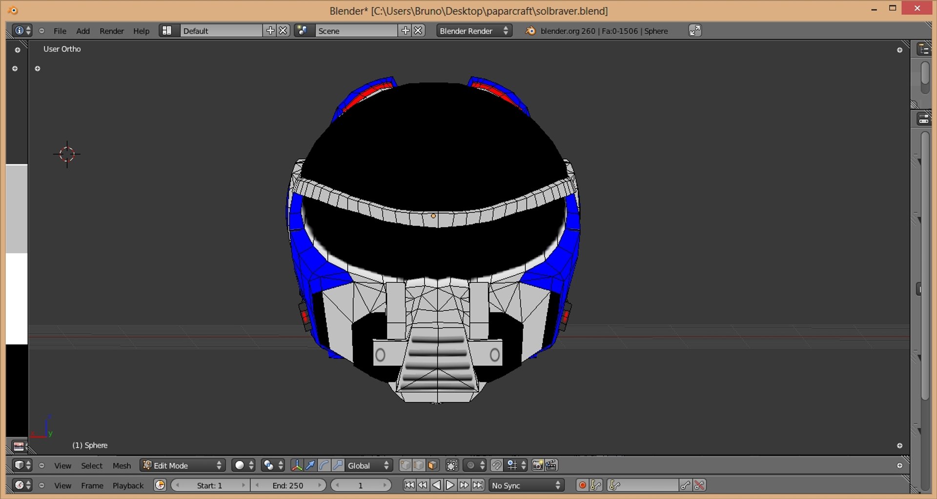 solbraver solbrain 3d obj