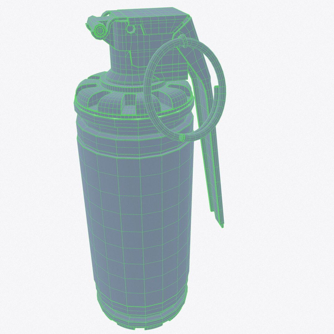 Flashbang Grenade 3D Model - TurboSquid 1528860