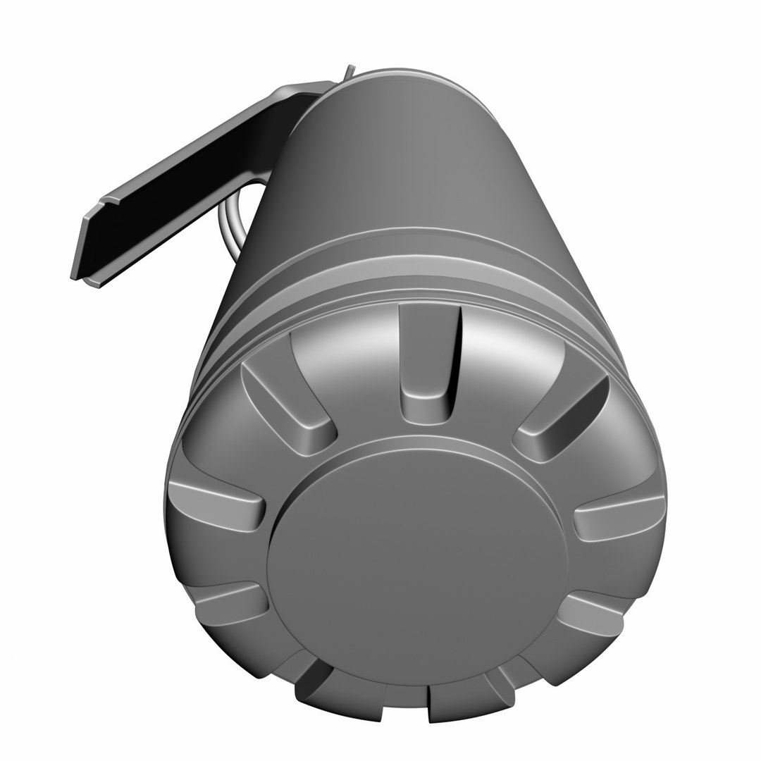 Flashbang Grenade 3D Model - TurboSquid 1528860