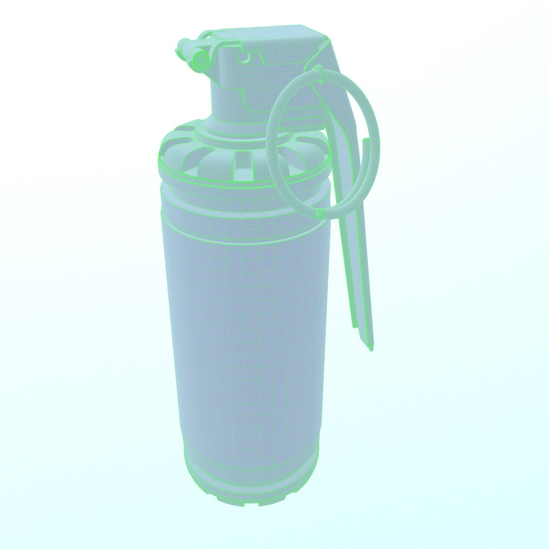 Flashbang Grenade 3D Model - TurboSquid 1528860