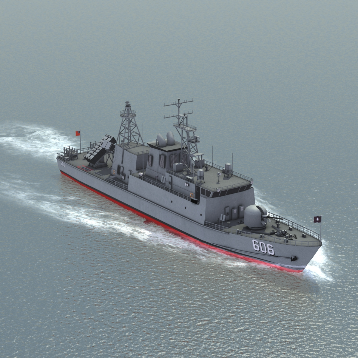 ching chiang patrol boat 3d model