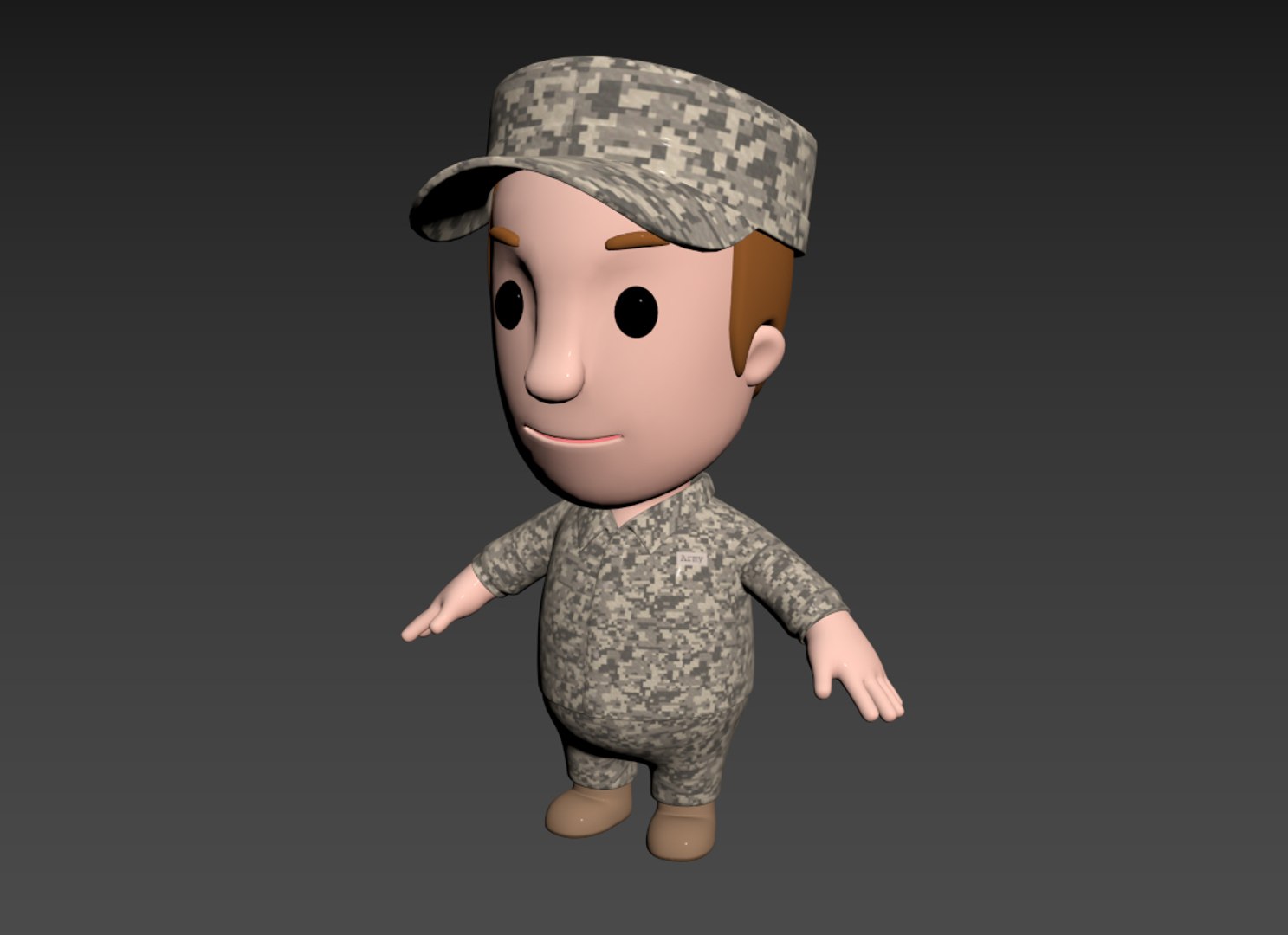 3D Model Soldier Character Man - TurboSquid 1681799