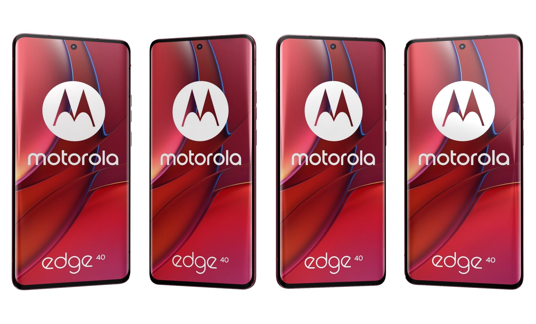 3D Model Motorola Edge 40 Red - TurboSquid 2075448