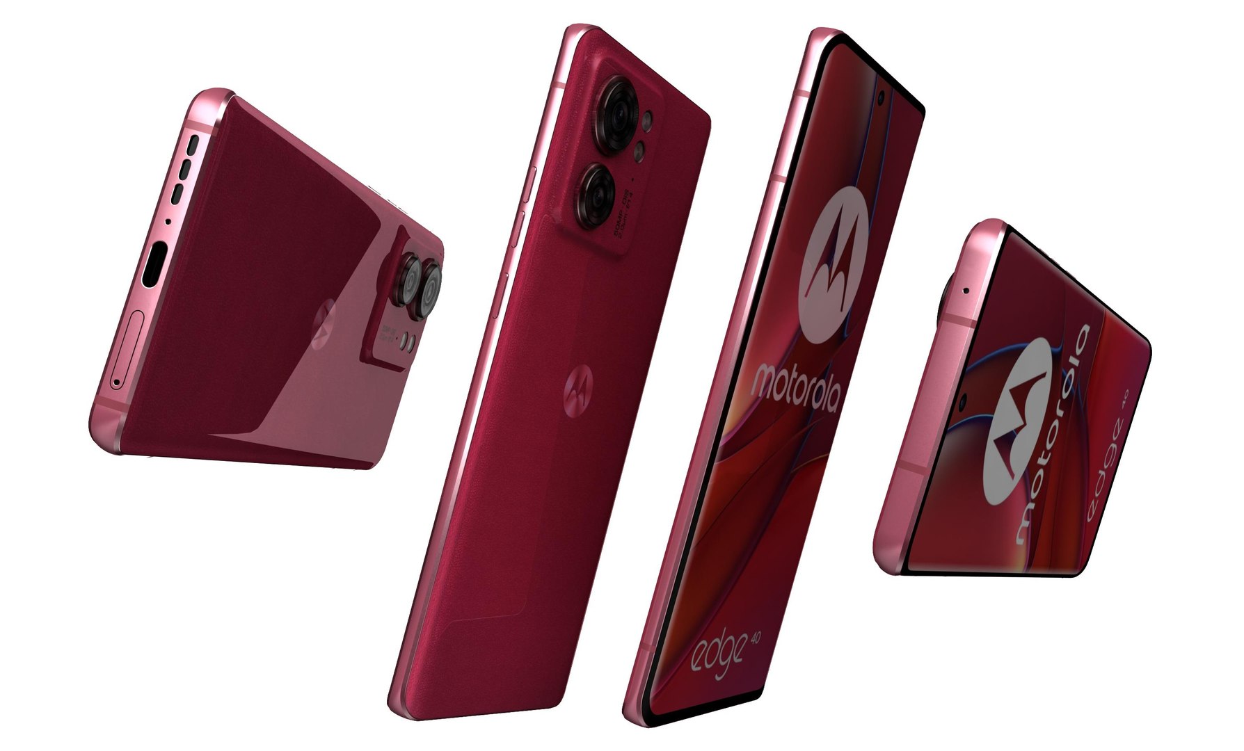 3D Model Motorola Edge 40 Red - TurboSquid 2075448
