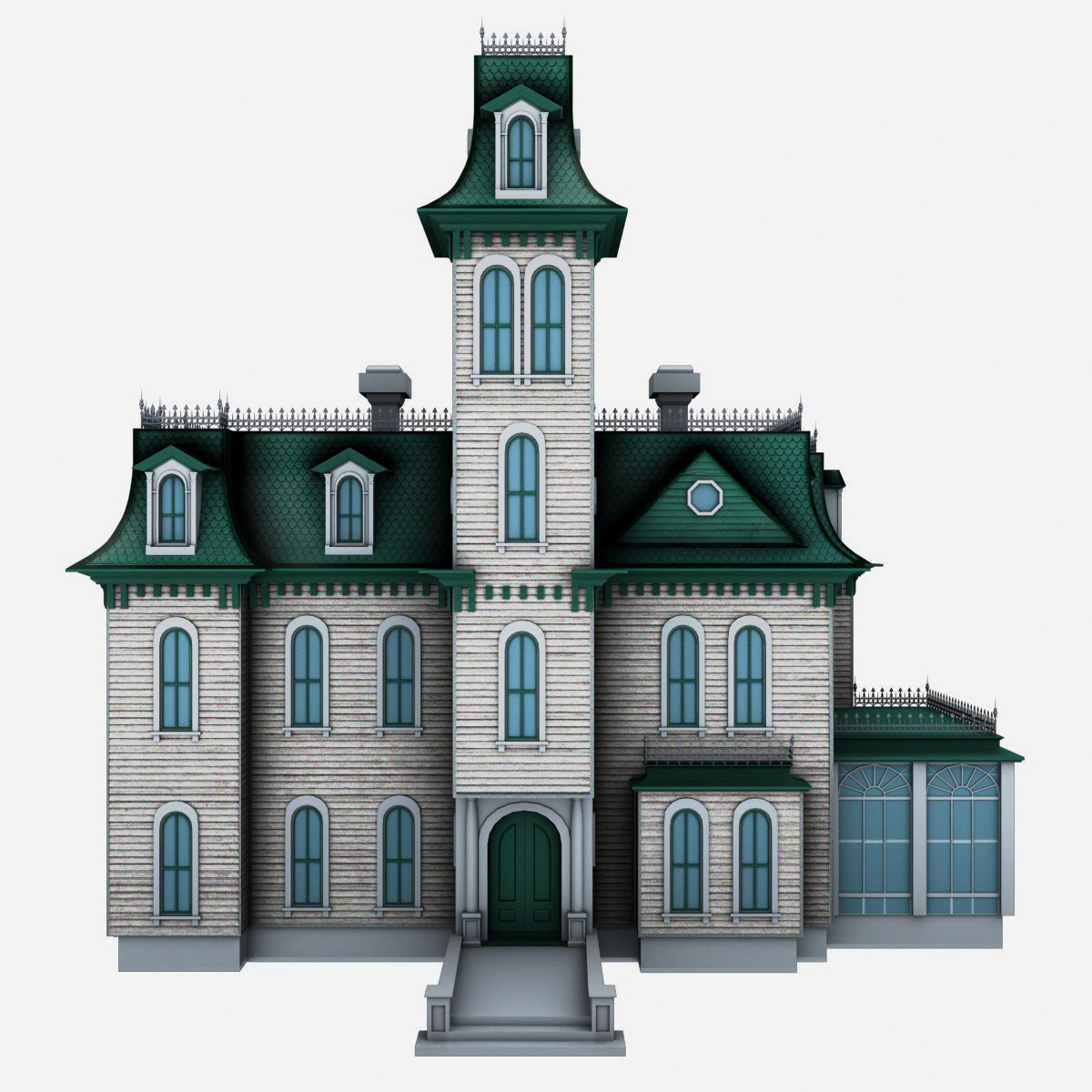 3D Addams Family House - TurboSquid 1787631