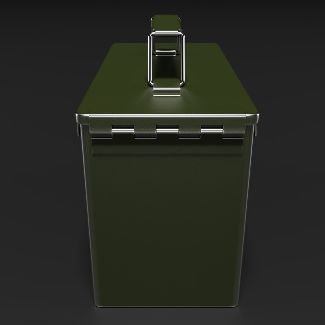 3D Metal Ammunition Case Model - TurboSquid 2102642