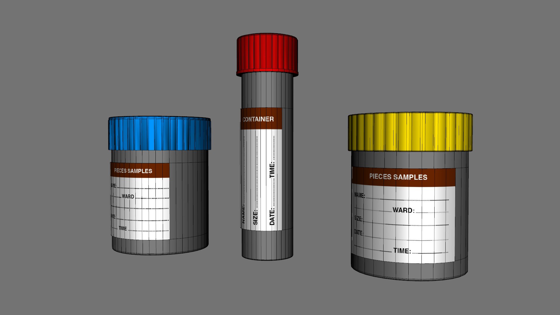 Specimen Container Medical Pack Low-poly 3D Model 3D Model - TurboSquid ...
