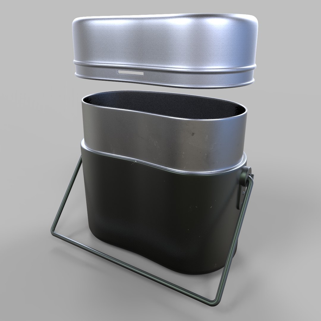 Military Dishes Set 3d Max