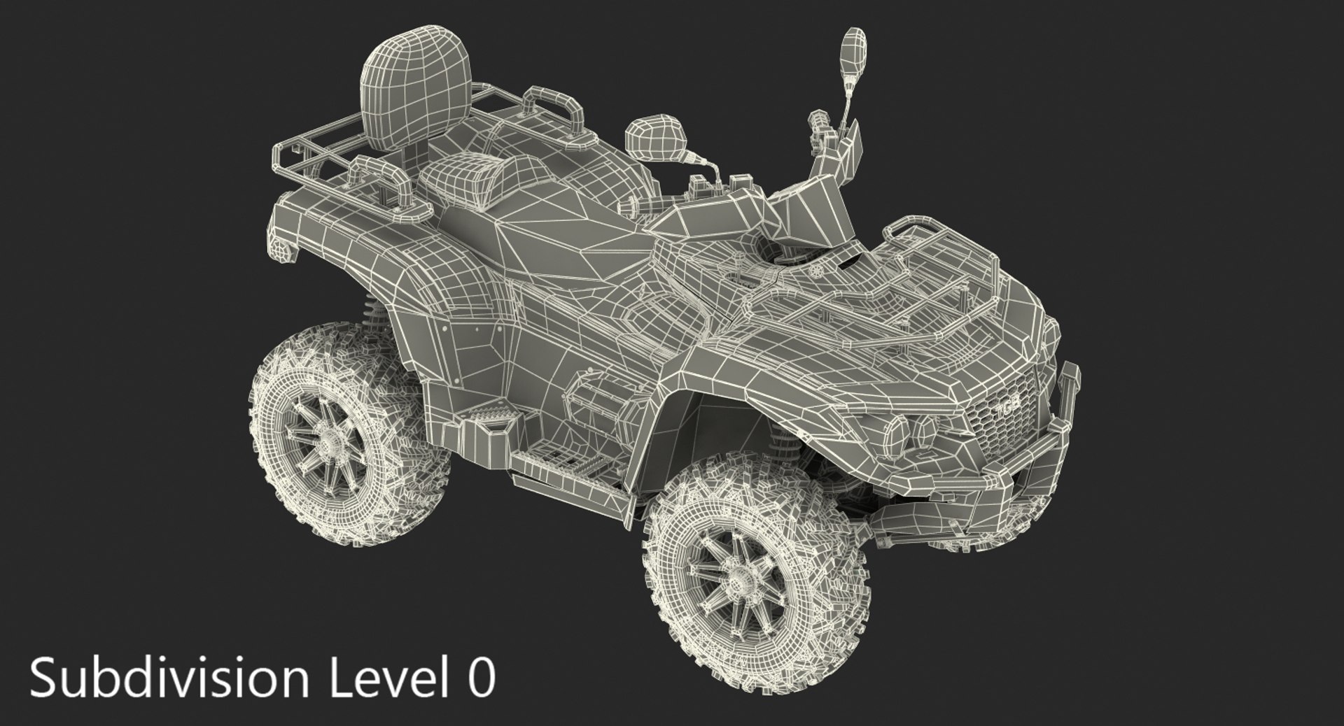 quad bike tgb 1000 3d model
