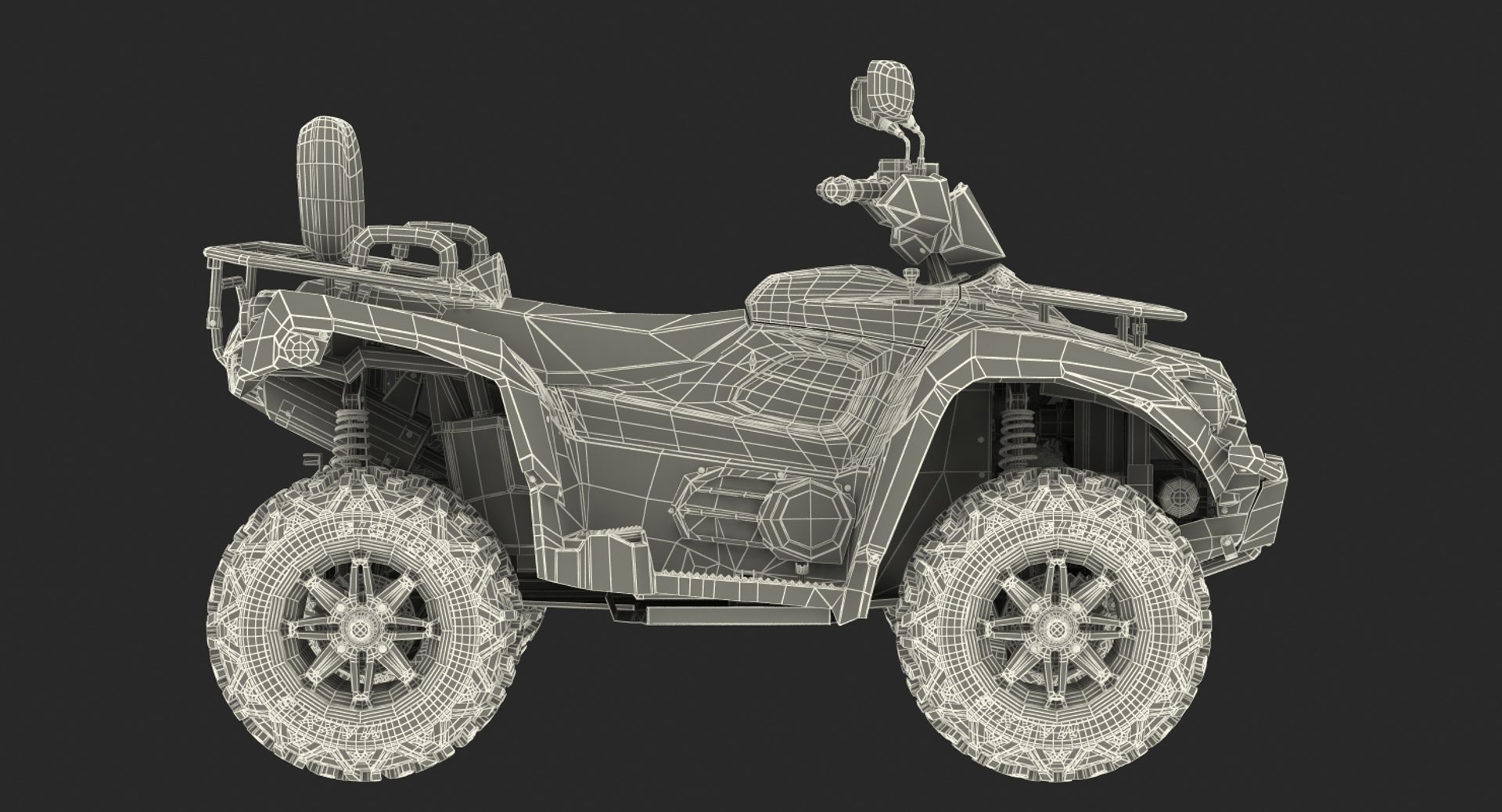 quad bike tgb 1000 3d model
