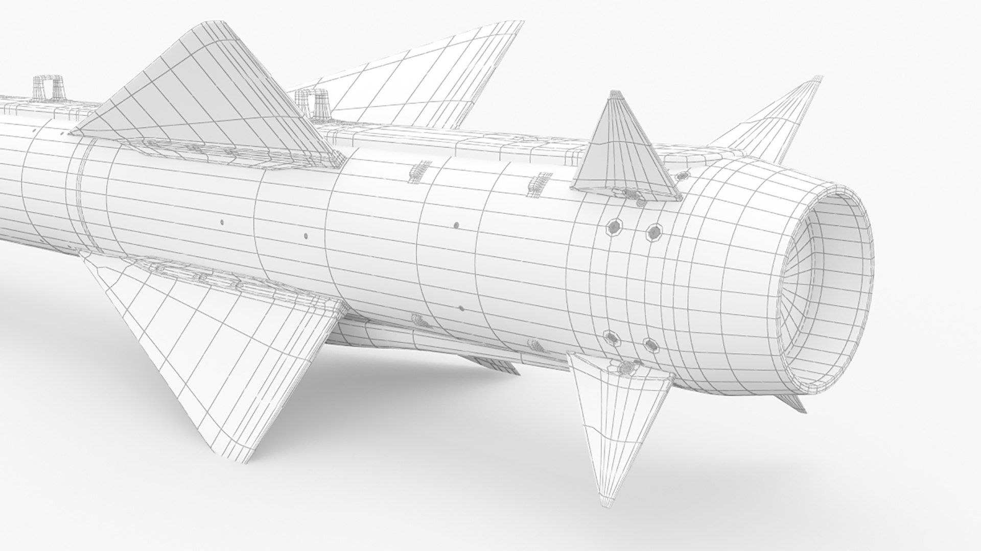 3D ASM-2 Japanese Anti-Ship Cruise Missile - TurboSquid 2299885