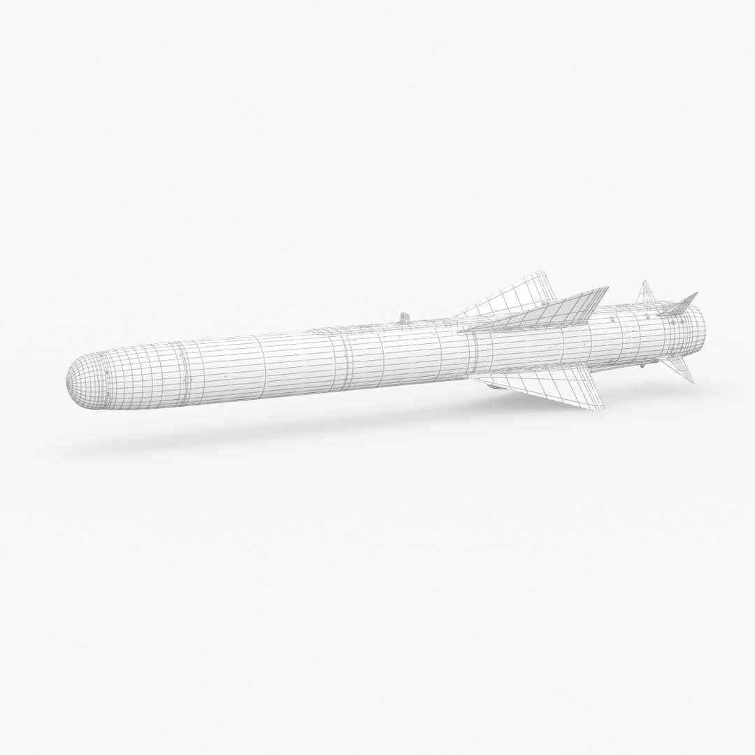 3D ASM-2 Japanese Anti-Ship Cruise Missile - TurboSquid 2299885