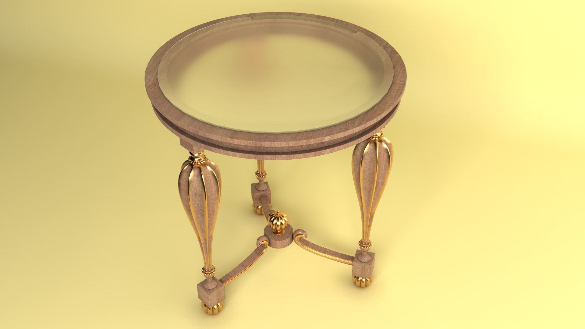 Classic Scottish Table 3D Model - TurboSquid 1966662