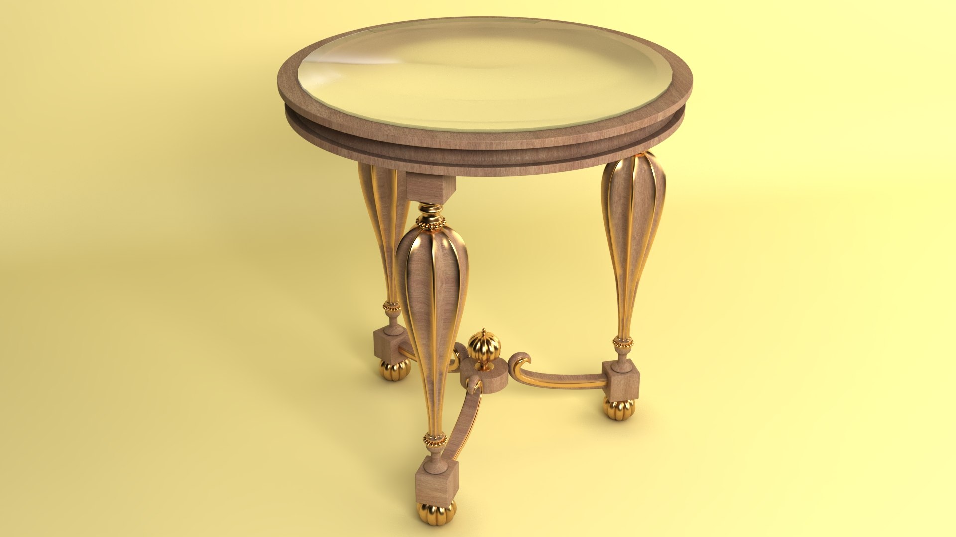 Classic Scottish Table 3D Model - TurboSquid 1966662
