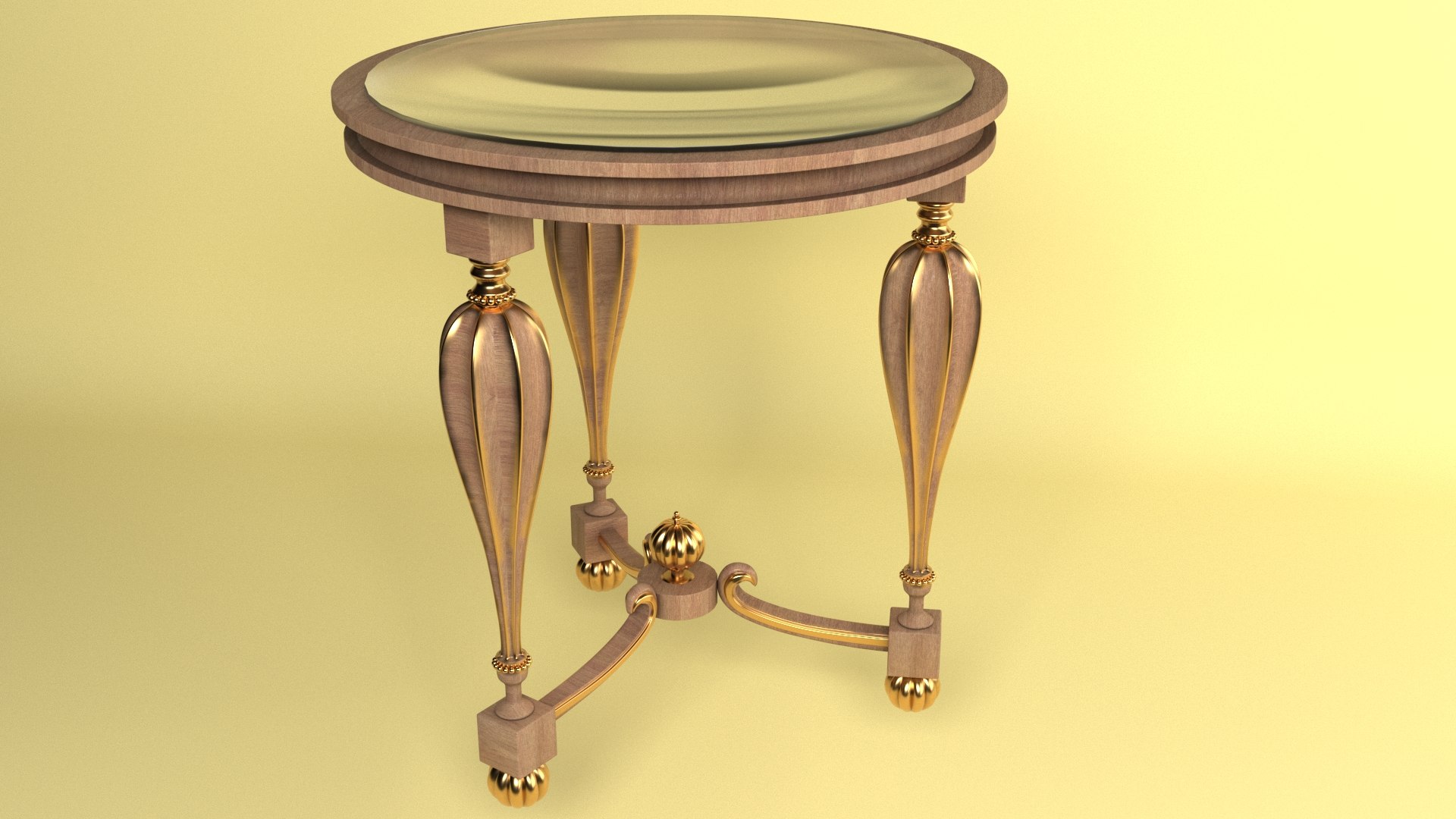 Classic Scottish Table 3D Model - TurboSquid 1966662