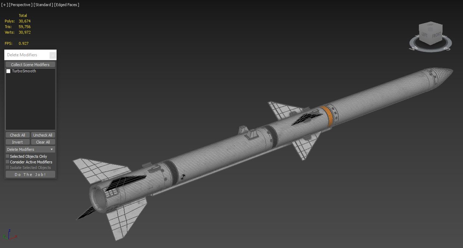 AIM-120 AMRAAM Beyond-Visual-Range Missile Model - TurboSquid 2300183