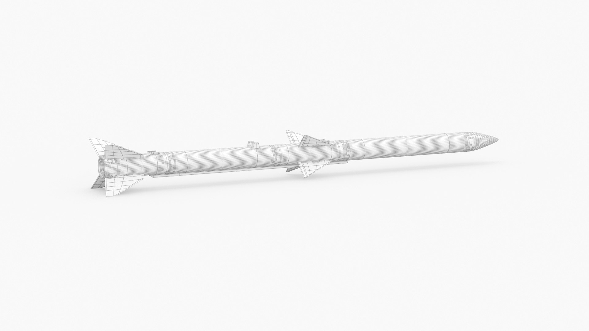 AIM-120 AMRAAM Beyond-Visual-Range Missile Model - TurboSquid 2300183