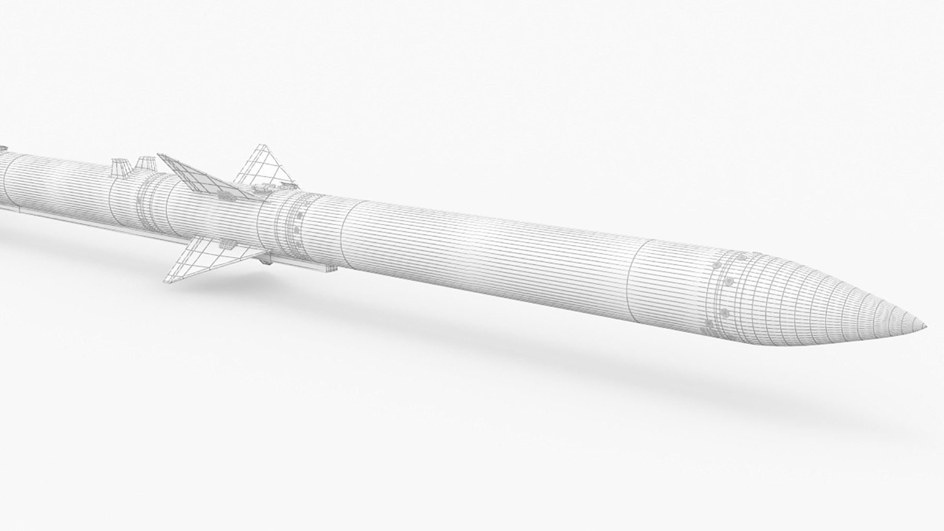 AIM-120 AMRAAM Beyond-Visual-Range Missile Model - TurboSquid 2300183