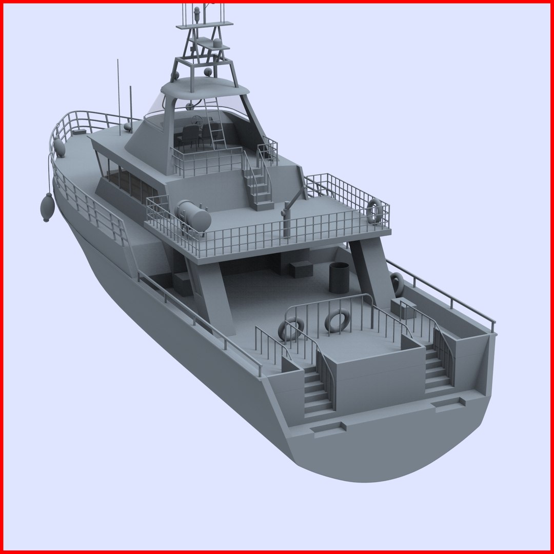 3d Model Boat Launch