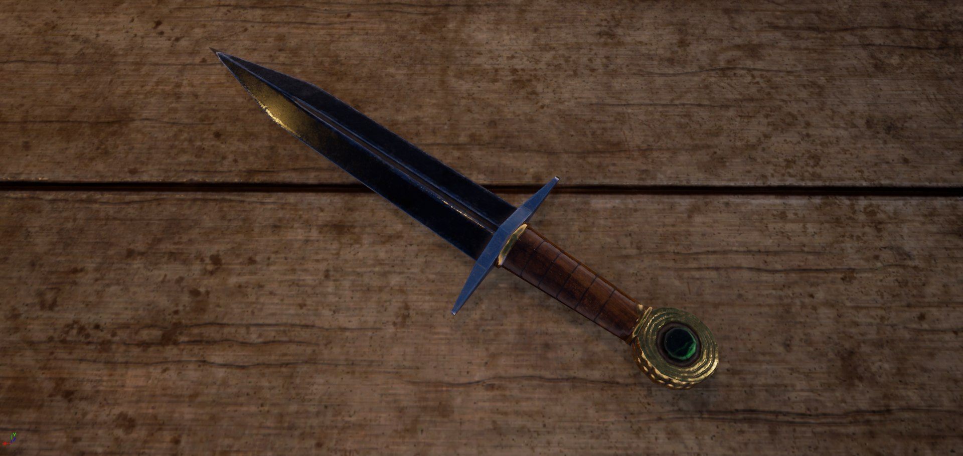 3D fantasy medieval dagger - TurboSquid 1499058