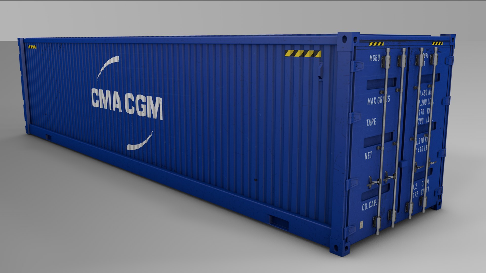 3D Cma Cgm Cargo Container - TurboSquid 1563473