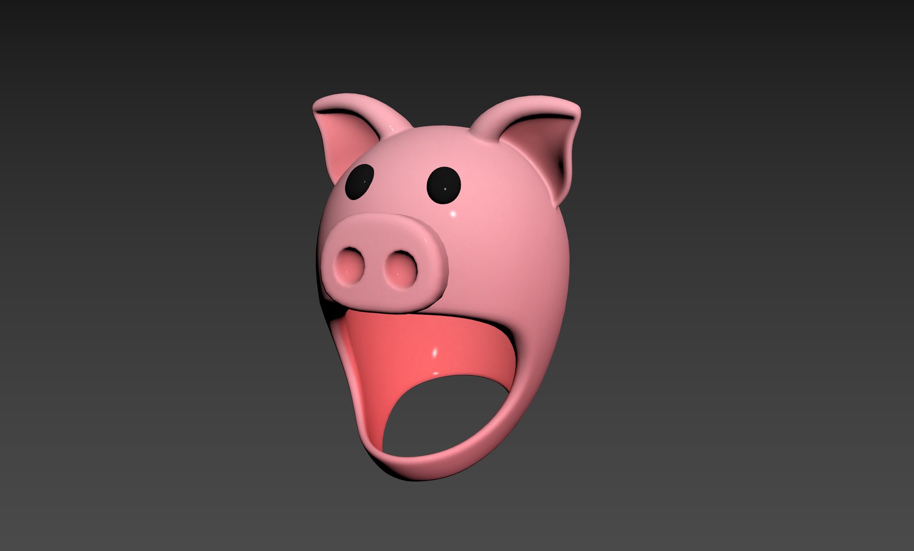 3D Prop039 Pig Hat - TurboSquid 1852792