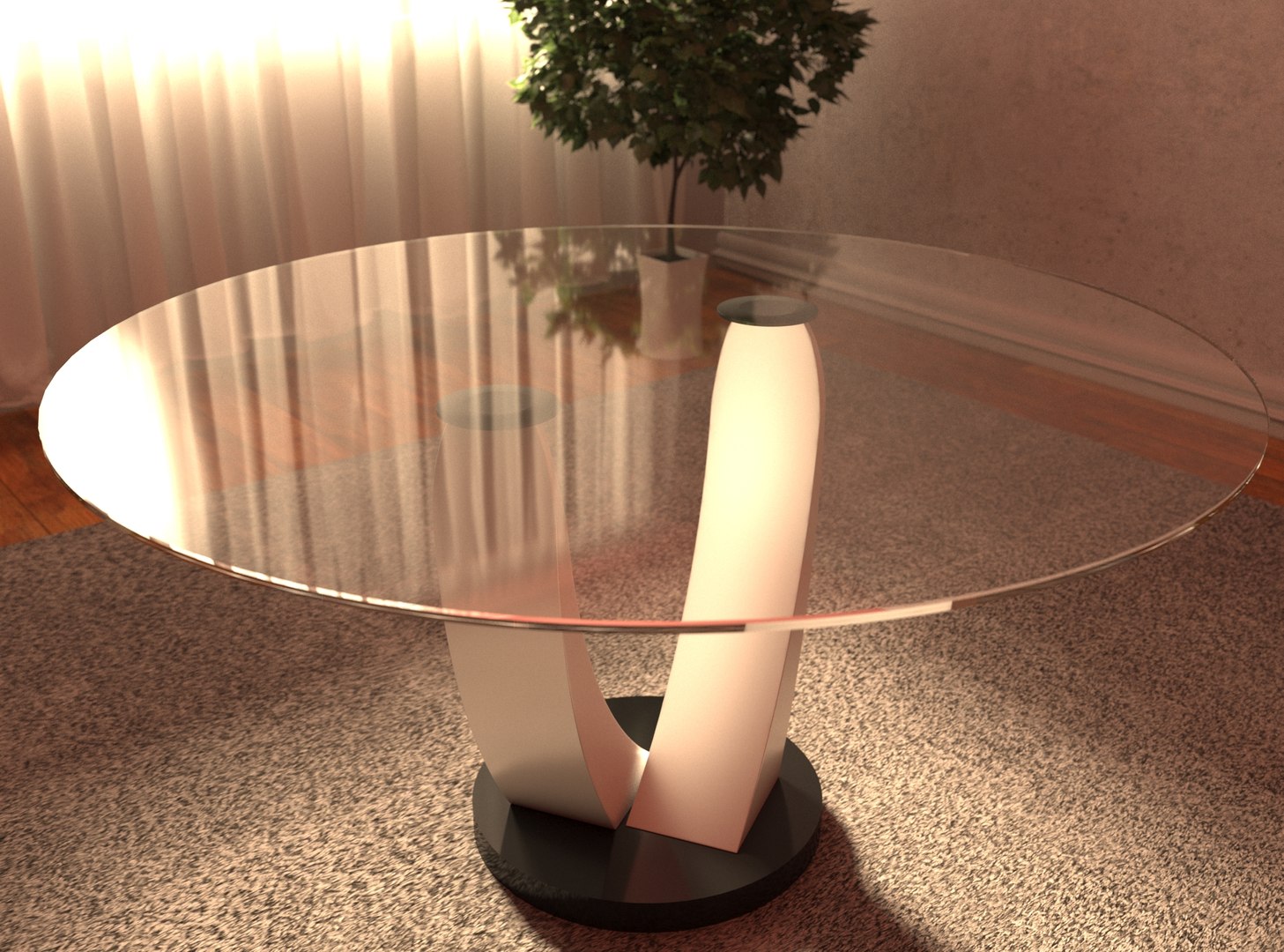 Modern Table 3D - TurboSquid 1726867