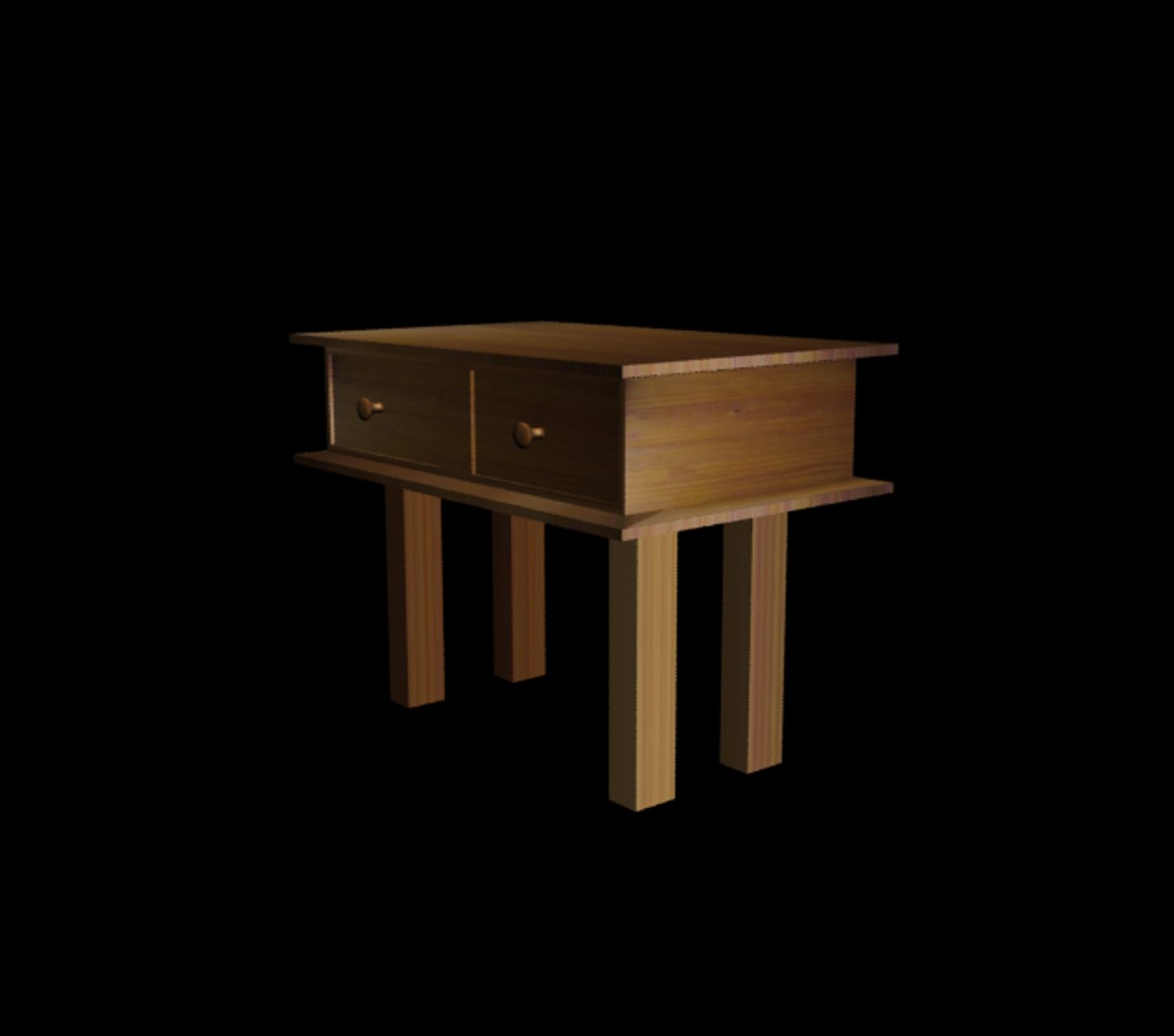 Free 3ds Model Desk Table