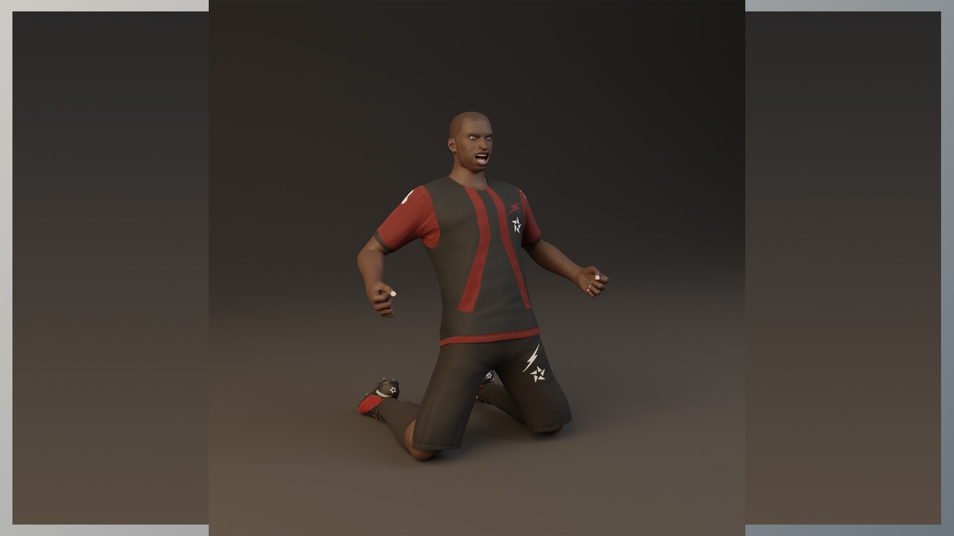 Football Player Game Ready Model - TurboSquid 2208220