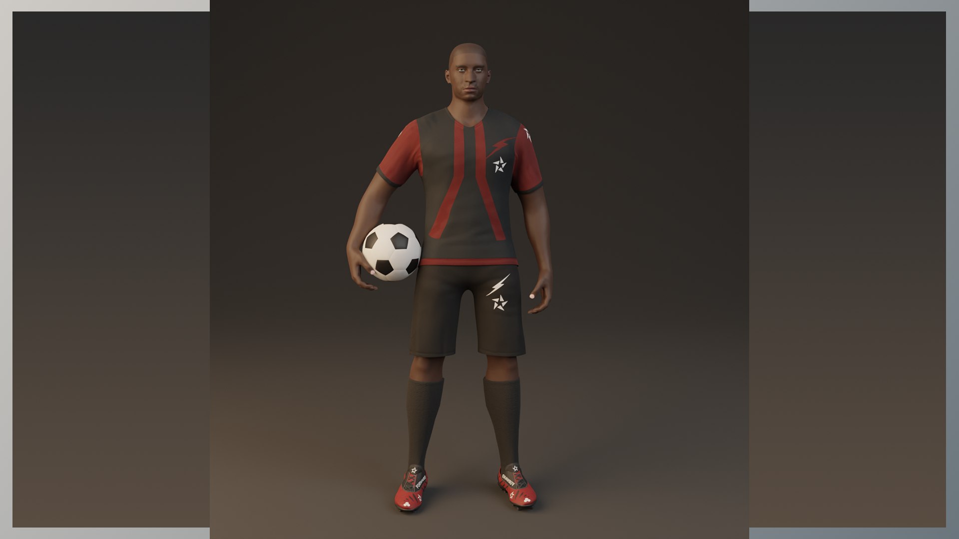 Football Player Game Ready Model - TurboSquid 2208220