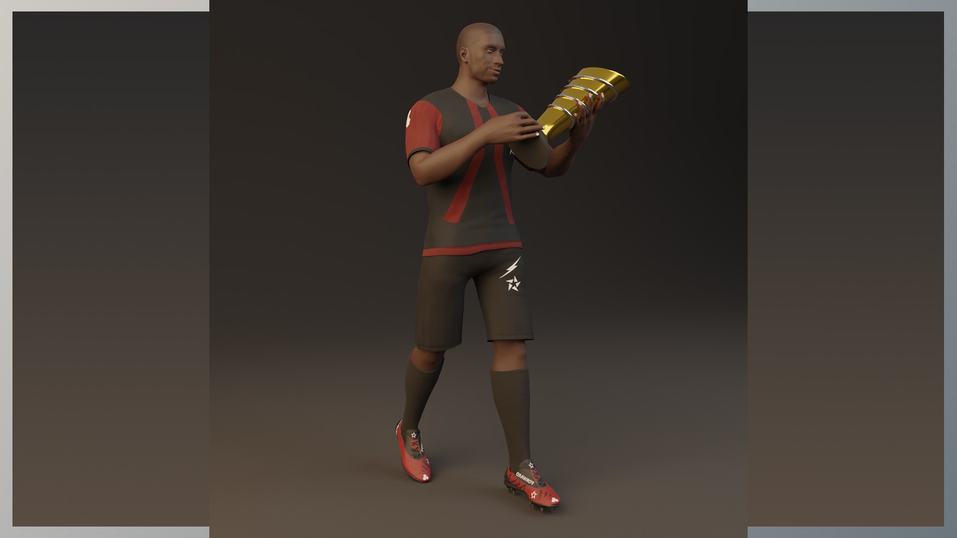 Football Player Game Ready Model - TurboSquid 2208220