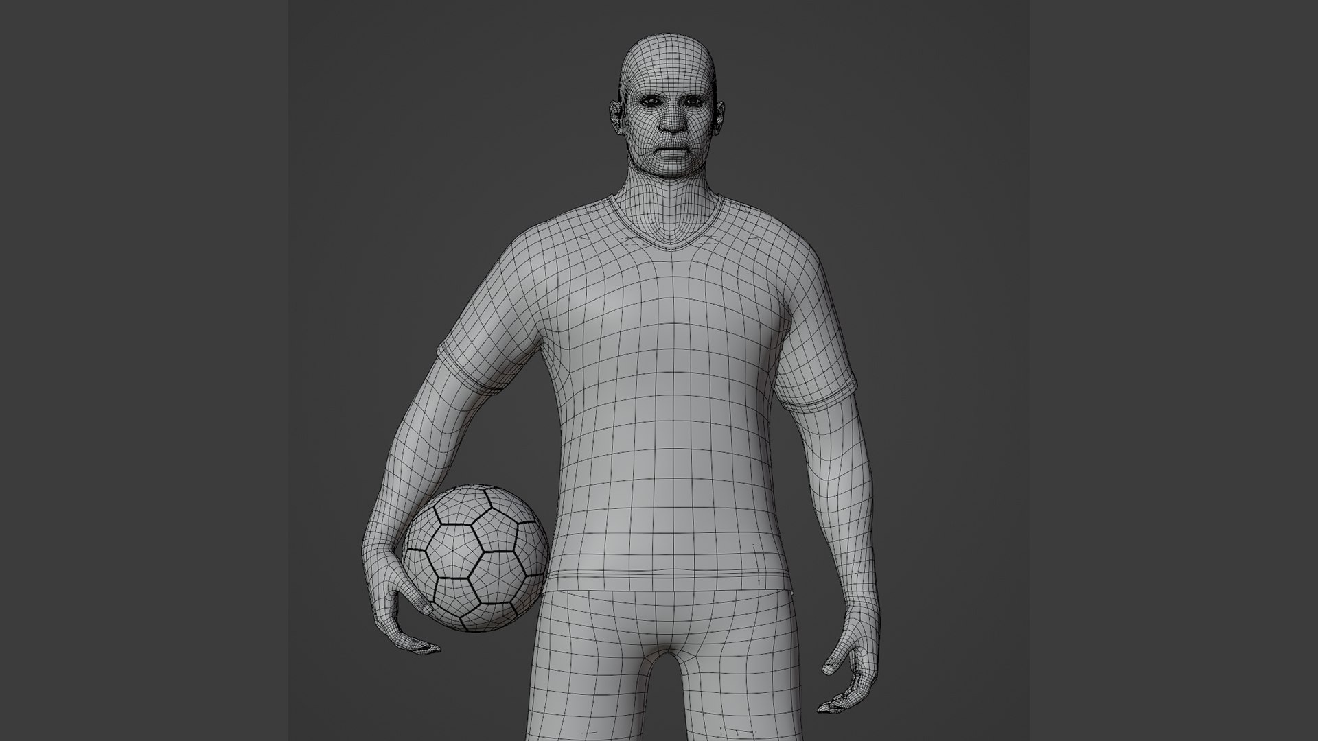 Football Player Game Ready Model - TurboSquid 2208220