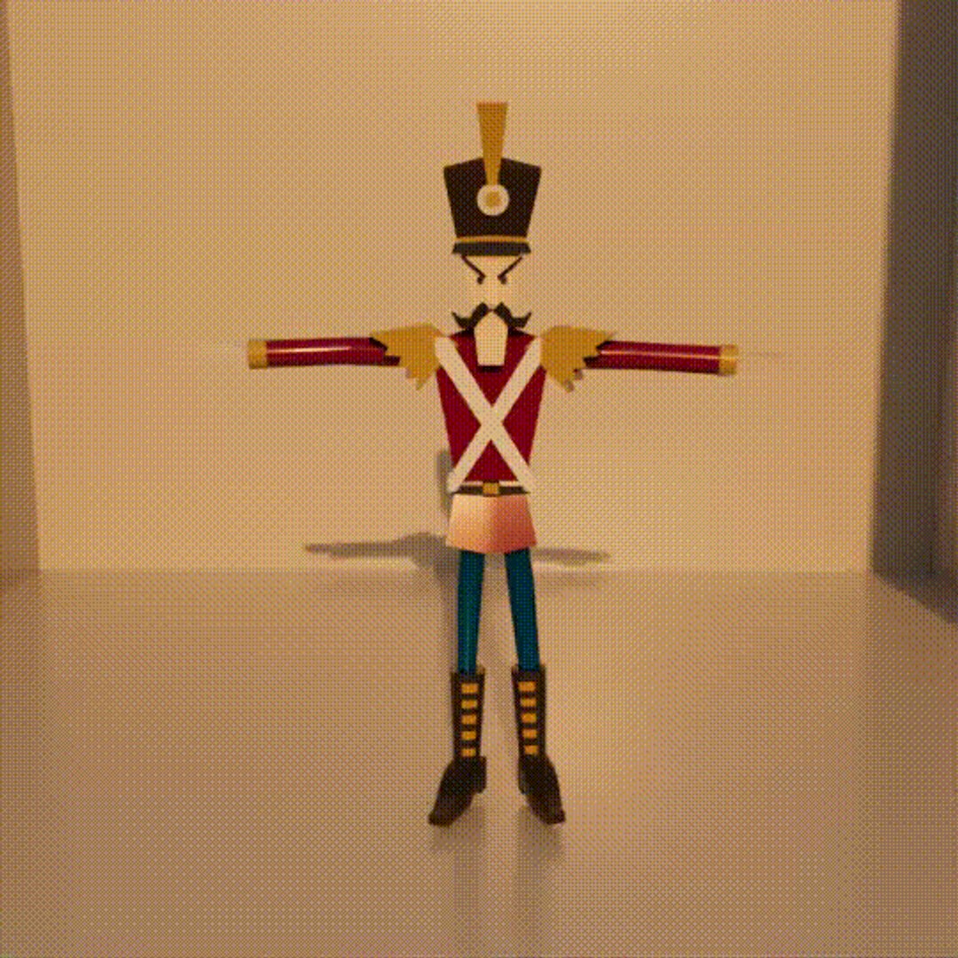 3D British Toy Soldier Model - TurboSquid 2328003