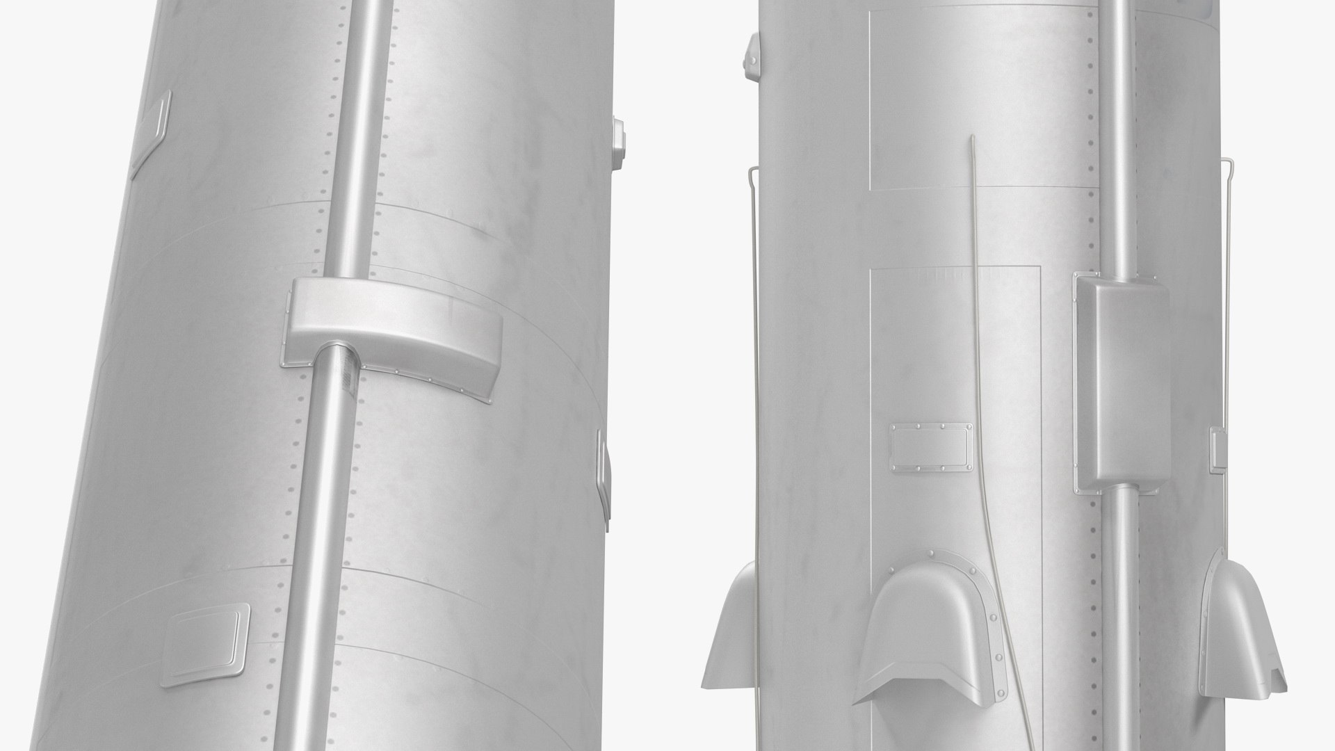 3D Launch Vehicle Landing Legs - TurboSquid 1493384