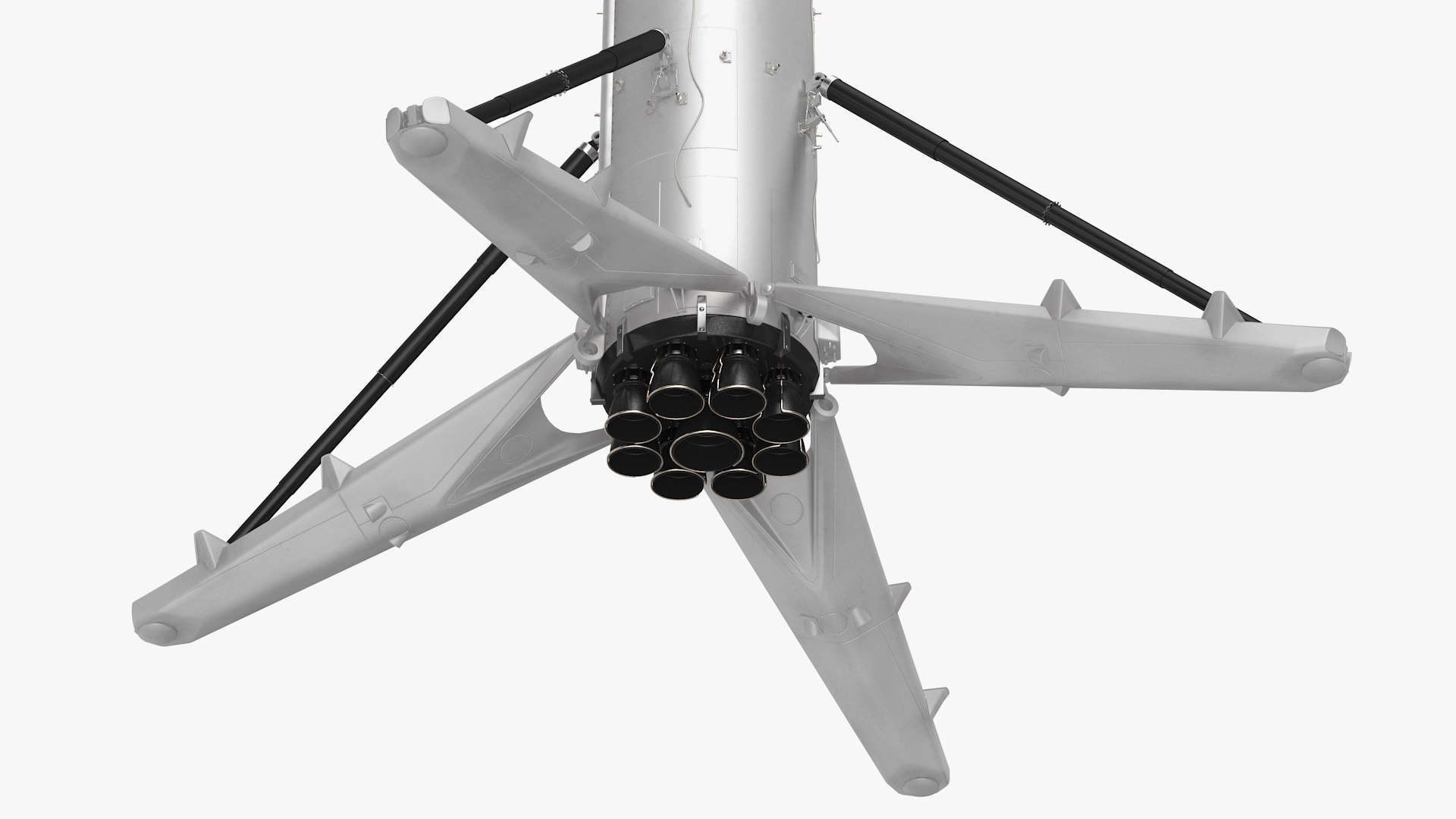 3D Launch Vehicle Landing Legs - TurboSquid 1493384