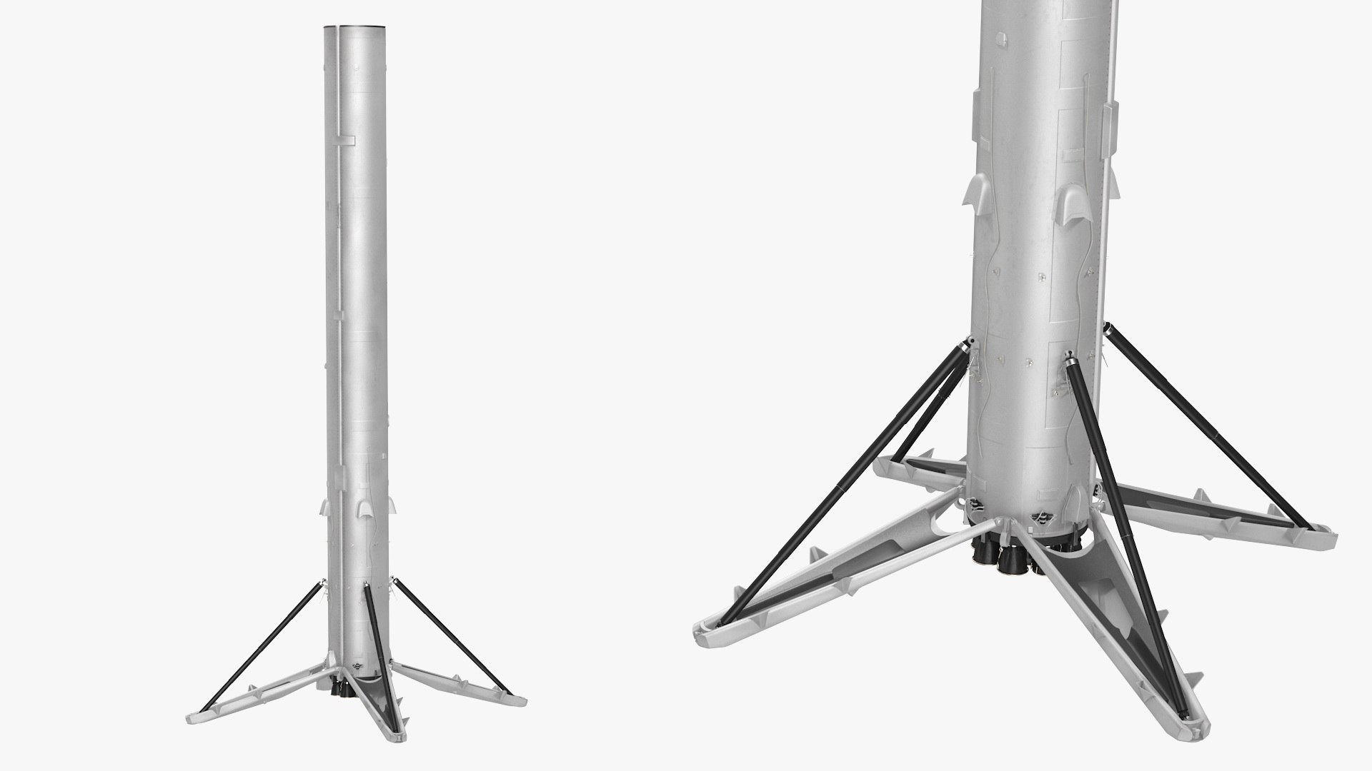 3D Launch Vehicle Landing Legs - TurboSquid 1493384