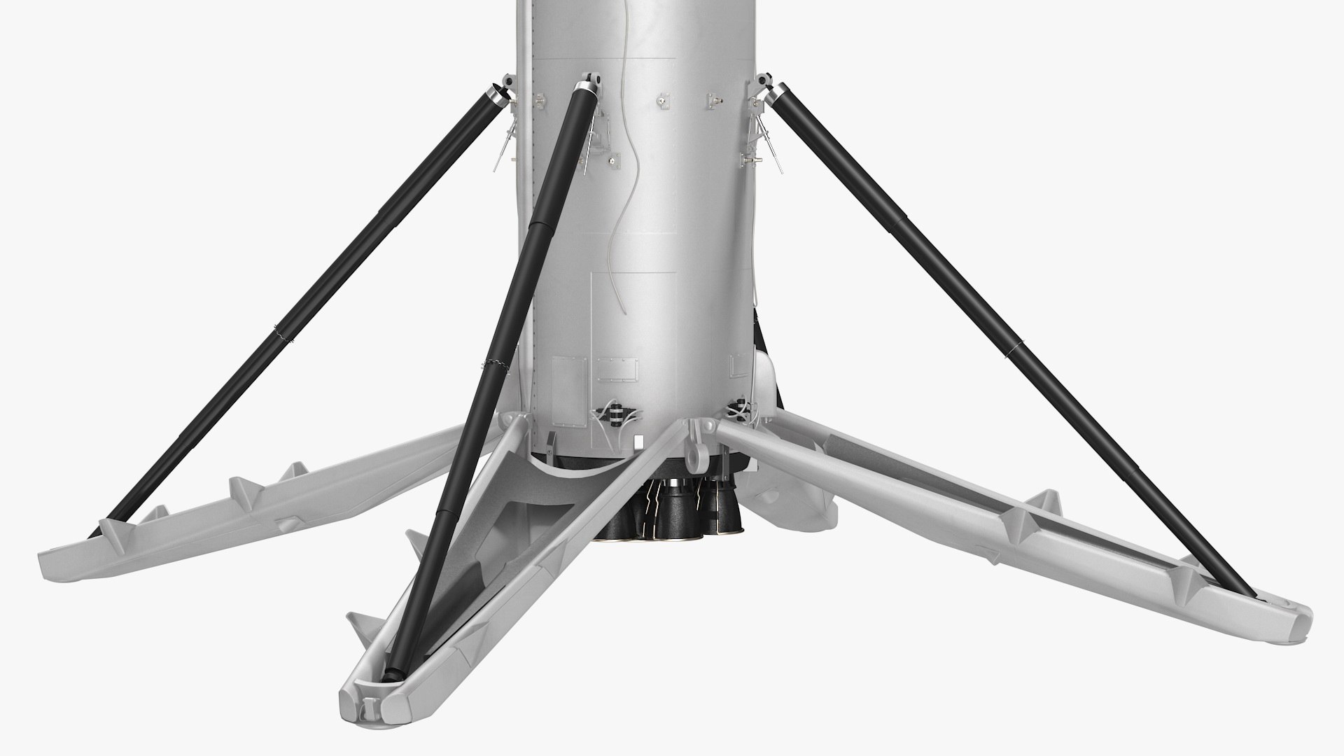 3D Launch Vehicle Landing Legs - TurboSquid 1493384