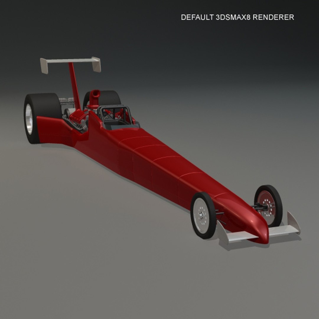 fuel dragster 3d model
