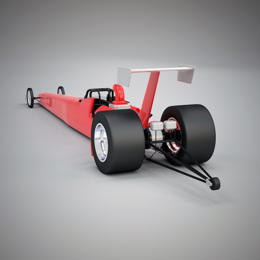 fuel dragster 3d model