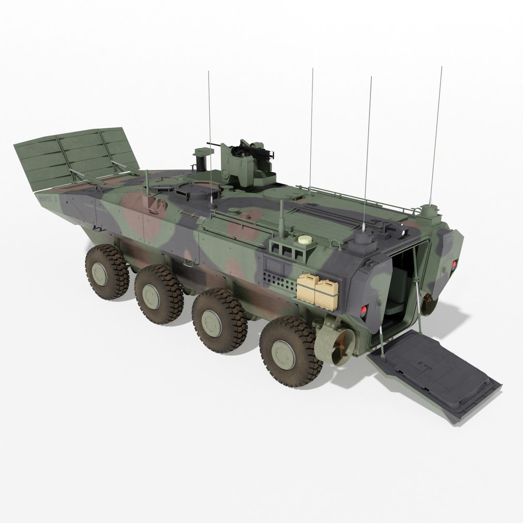 US Marines ACV-30 Amphibious Combat Vehicle 3D Model - TurboSquid 2010645