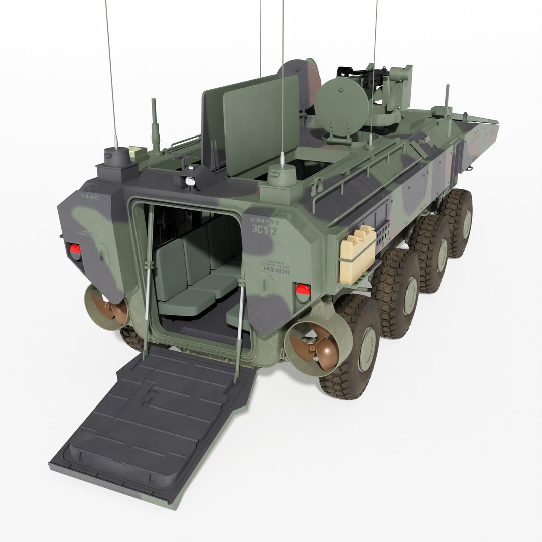 US Marines ACV-30 Amphibious Combat Vehicle 3D Model - TurboSquid 2010645