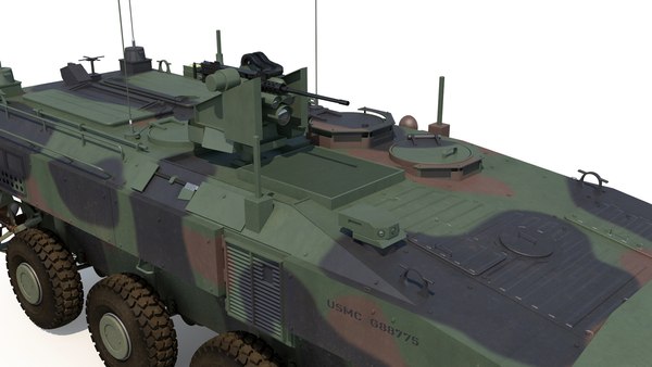 modelo 3d Vehículo de combate anfibio ACV-30 de los Marines de EE. UU ...