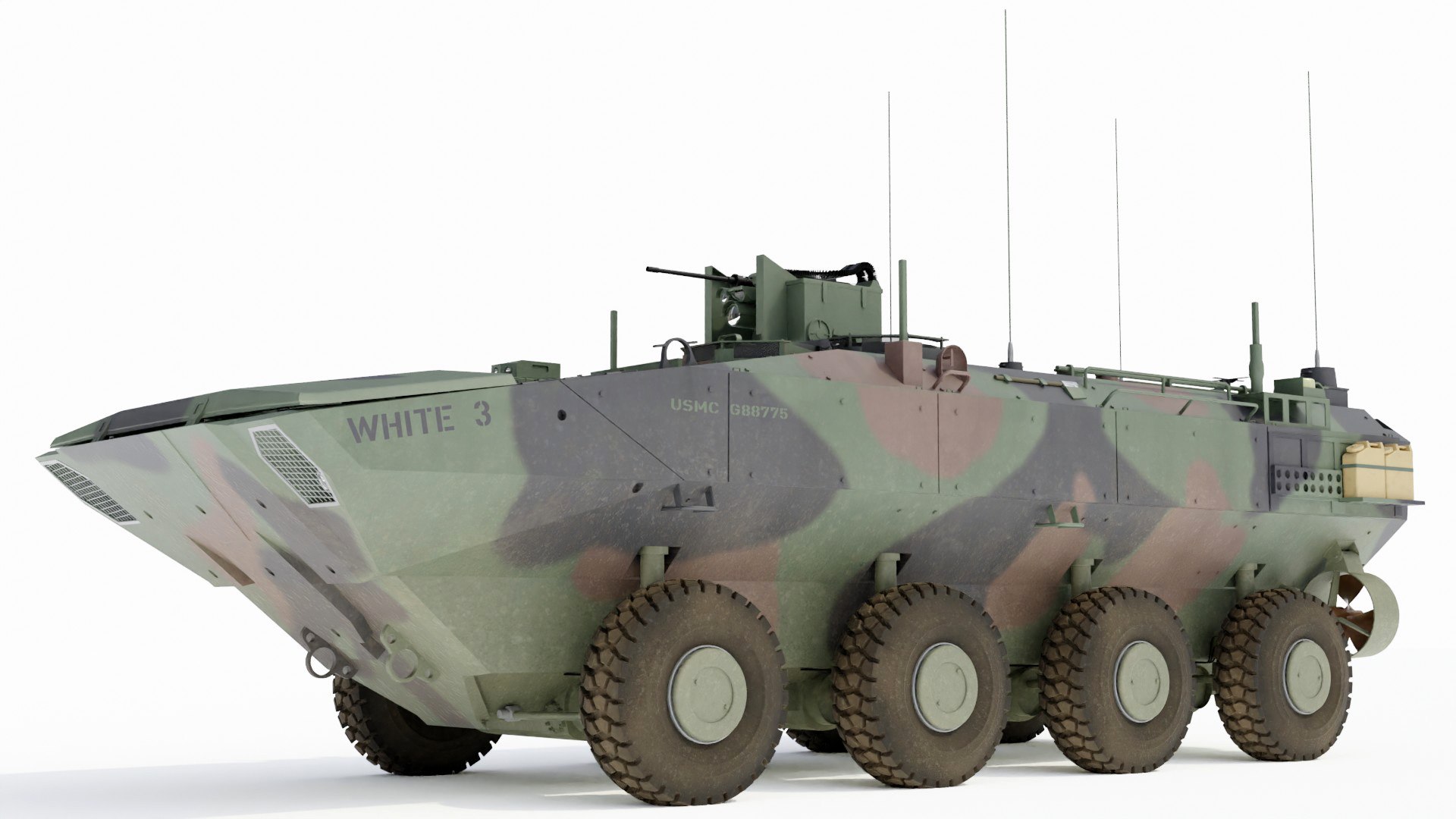 US Marines ACV-30 Amphibious Combat Vehicle 3D Model - TurboSquid 2010645
