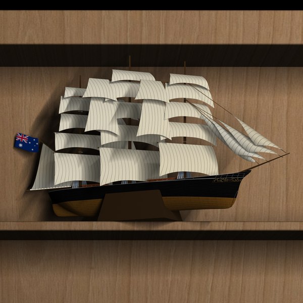3D Lightwave model pirate ship
