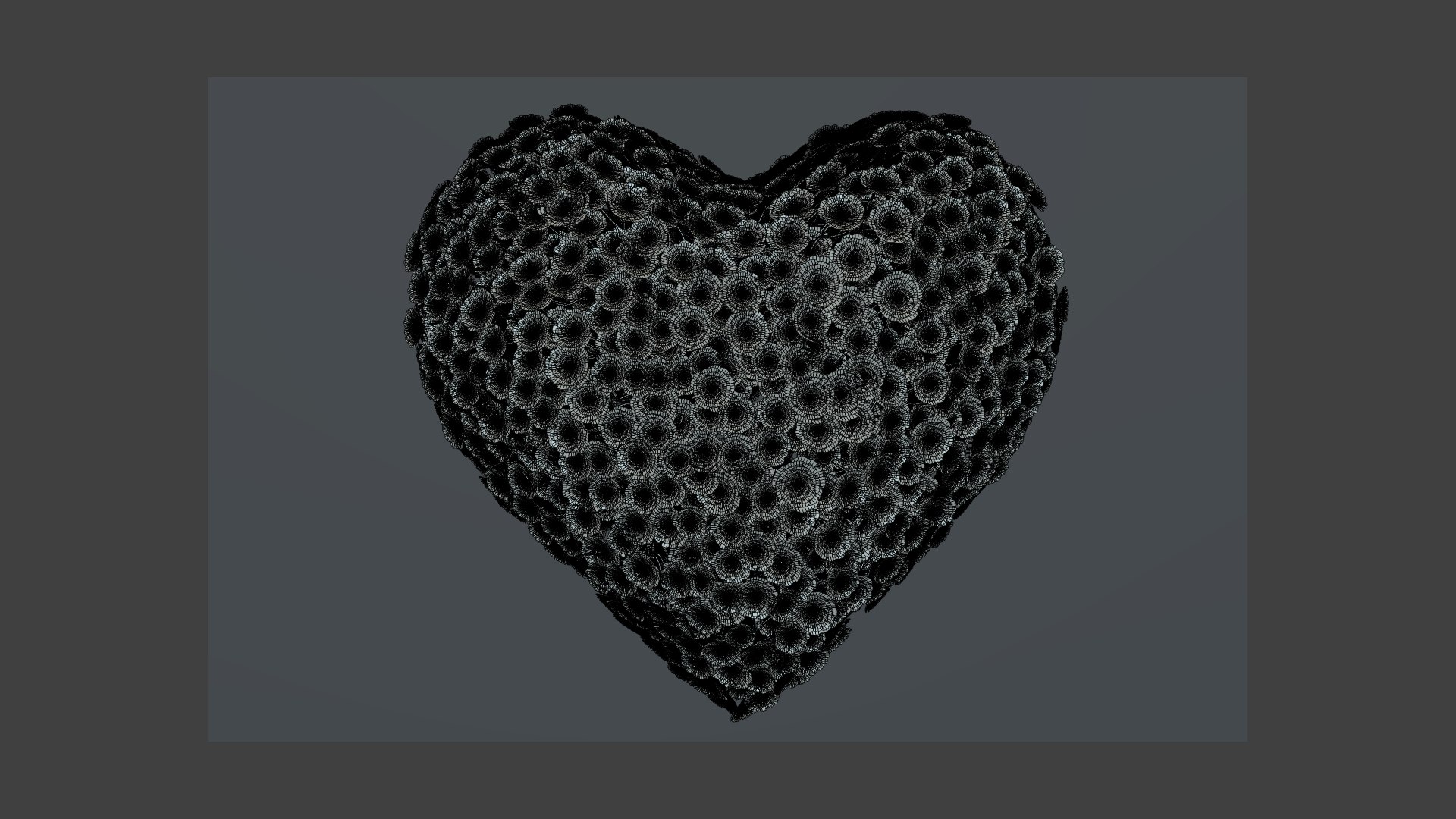 Heart Wire Flowers Model - TurboSquid 1688636