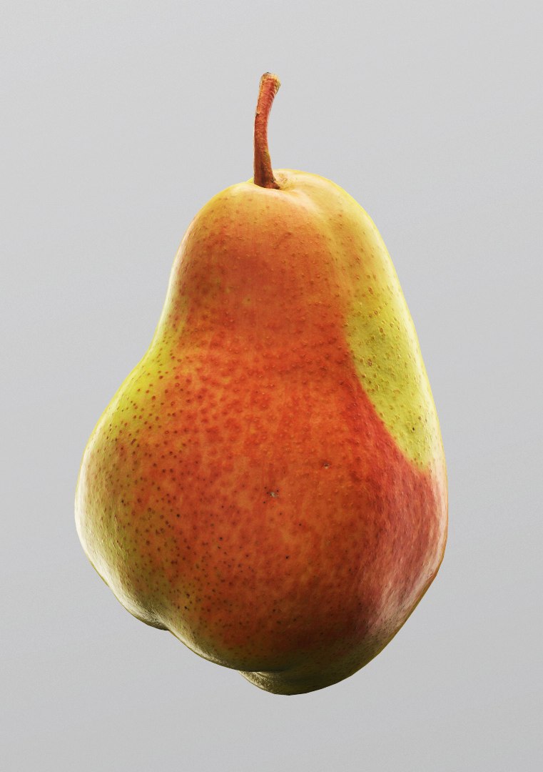 3D pear 1 polly model - TurboSquid 1337893