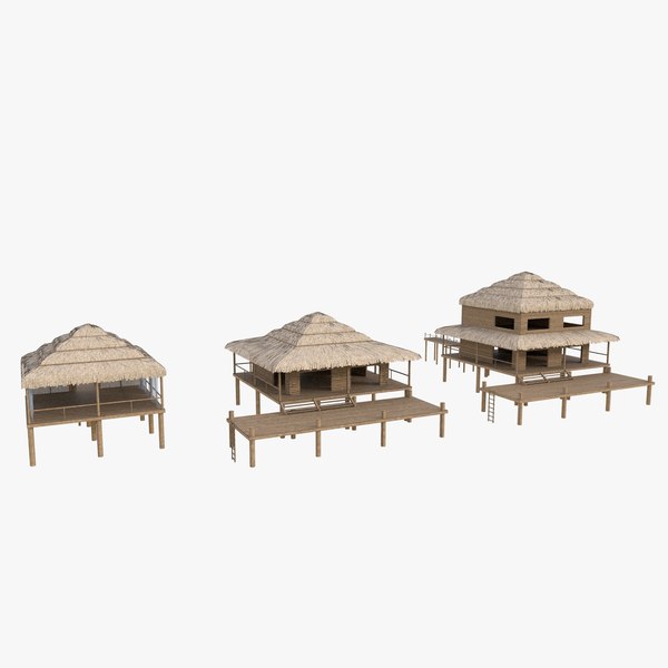 3D Thatch Models | TurboSquid
