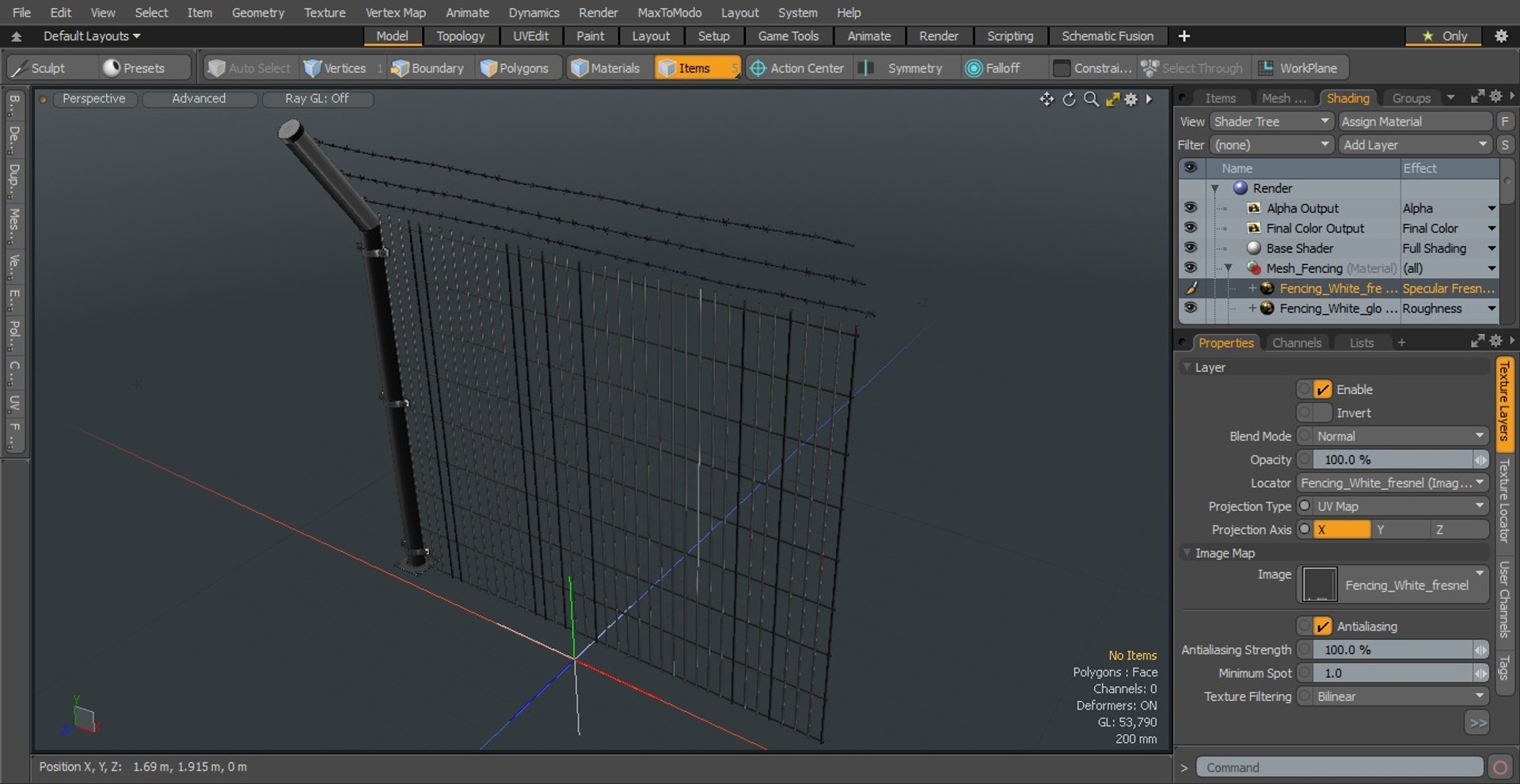 3D Mesh Fence With Barber Wire model - TurboSquid 1954839